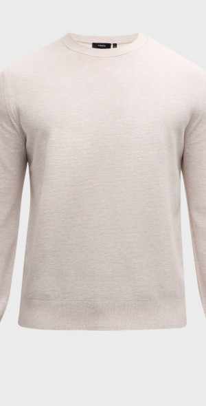 Theory - Men's Riland Crew in Fine Bilen