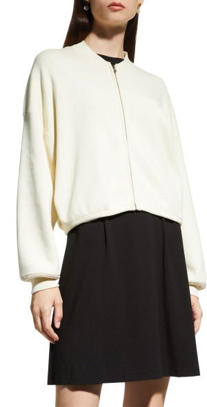 Theory - Ribbed-Cuff Bomber Jacket