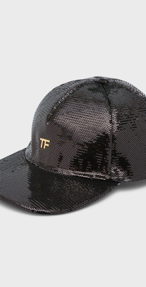 TOM FORD - Sequin Monogram Baseball Cap