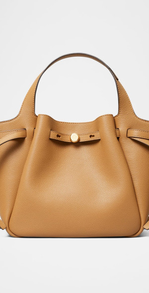 Tory Burch - Romy Pebbled Leather Crossbody Bag