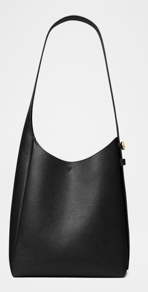 Tory Burch - Romy Small Pebbled Leather Hobo Bag