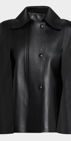 Toteme - Double Leather Cape