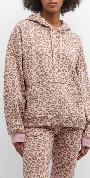 UGG - Kes Leopard-Print Fleece Hoodie