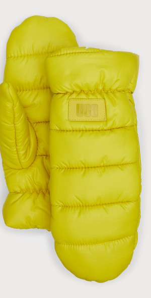 UGG - Logo All-Weather Puff Mittens