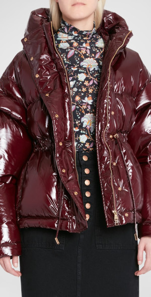 Ulla Johnson - Rhodes Lacquered Nylon Quilted Convertible Puffer Jacket