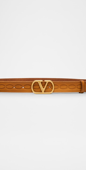 Valentino Garavani - V-Logo Leather Belt