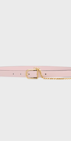 Valentino - V-Logo Chain Leather Belt