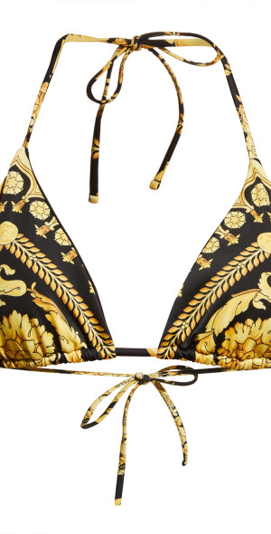 Versace - Barocco Triangle Bikini Top
