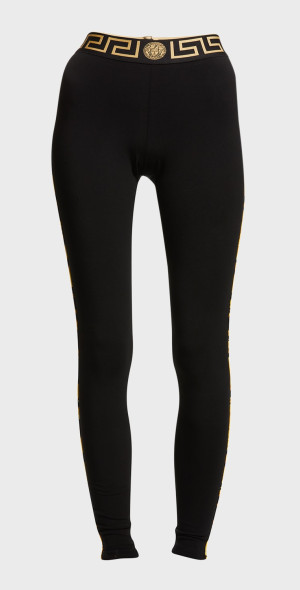 Versace - Greca Border Active Cotton Leggings