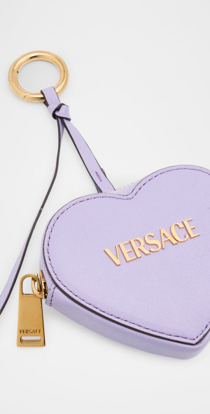 Versace - Heart Coin Leather Charm