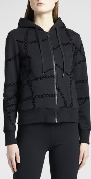 Versace Jeans Couture - Hooded Zip-Front Chain-Print Jacket