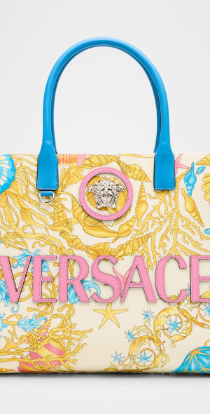 Versace - La Medusa Sea Life Printed Tote Bag