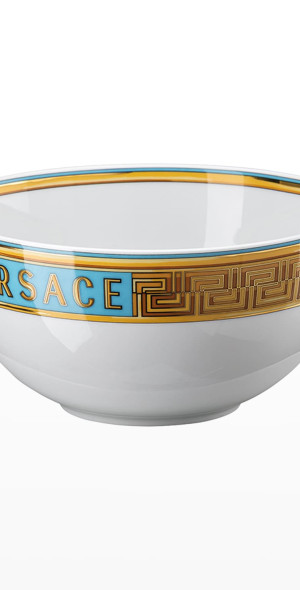 Versace - Medusa Amplified Blue Coin Cereal Bowl