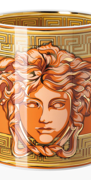 Versace - Medusa Amplified Orange Coin Vase