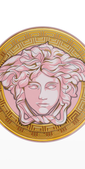 Versace - Medusa Amplified Pink Coin Service Plate