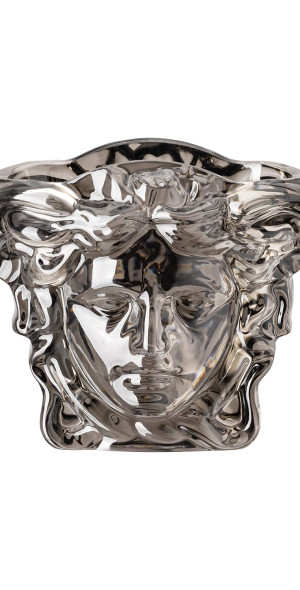 Versace - Medusa Grande Black Crystal Vase