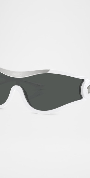 Versace - Medusa Medallion Shield Sunglasses
