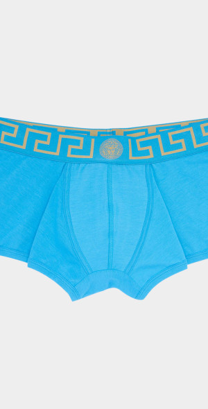 Versace - Men's Organic Stretch Cotton Greek Key Boxer Briefs