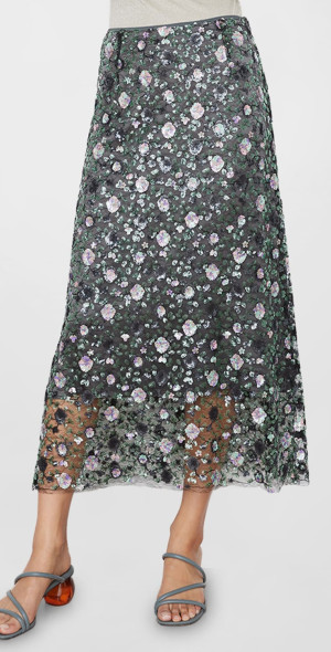 Vince - Berry Sequin Midi Slip Skirt Vince - Berry Sequin Midi Slip Skirt