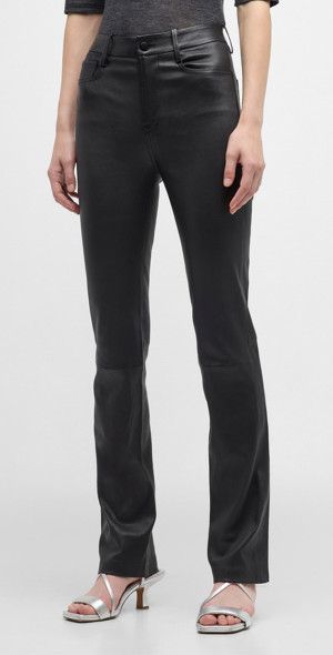 Vince - Bootcut Stretch Leather Pants