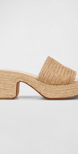 Vince - Margo Woven Raffia Sandals