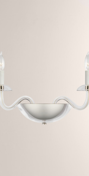 Visual Comfort Signature - Brigitte Small Double Sconce by Paloma Contreras