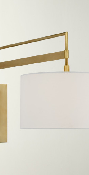 Visual Comfort Signature - Gael Large Articulating Wall Light by Ray Booth