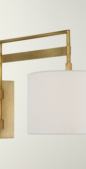 Visual Comfort Signature - Gael Medium Articulating Wall Light by Ray Booth