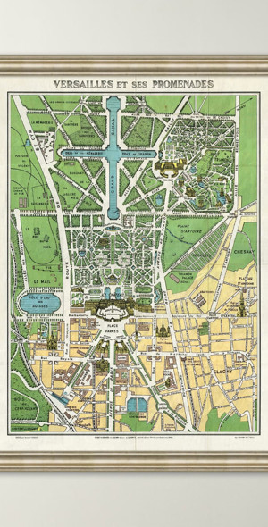 Wendover Art Group - Plan of Versailles