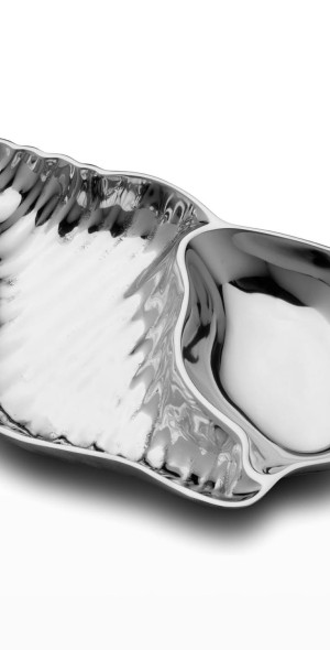 Wilton Armetale - Shell Chip & Dip Server