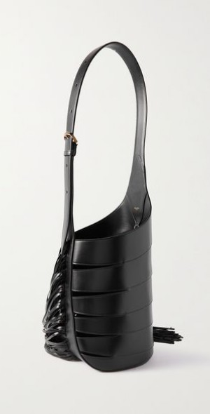ALAÏA - Babel medium fringed leather shoulder bag