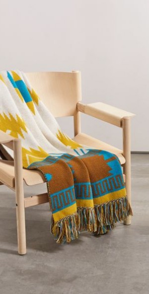 ALANUI - Icon fringed wool-jacquard blanket