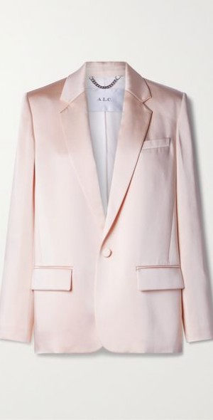 A.L.C. - Axel satin-crepe blazer