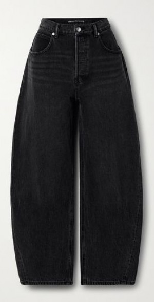ALEXANDER WANG - Mid-rise barrel-leg jeans