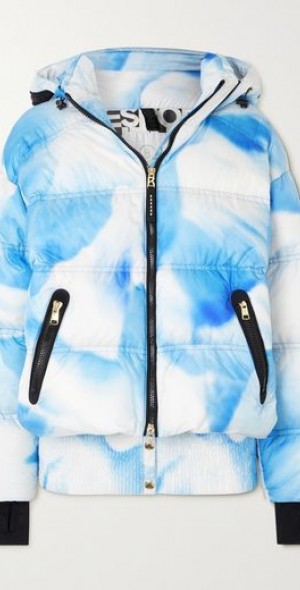 BOGNER - Kelly hooded printed quilted ski jacket