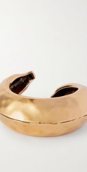 CHLOÉ - Banana gold-tone cuff