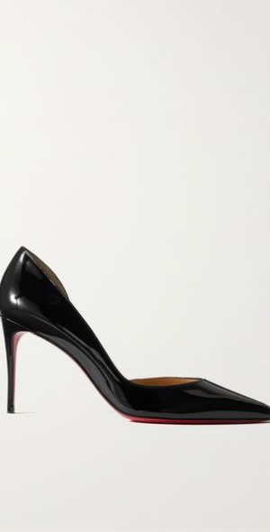 CHRISTIAN LOUBOUTIN - Iriza 85 patent-leather pumps
