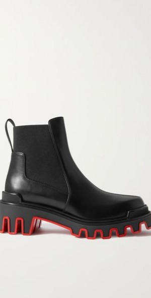 CHRISTIAN LOUBOUTIN - Marchacroche Dune leather Chelsea boots