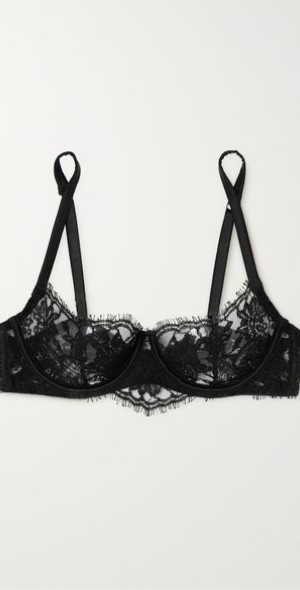 COCO DE MER - Hera Leavers lace underwired balconette bra