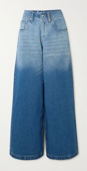 DION LEE - Low-rise wide-leg jeans