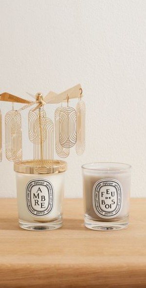 DIPTYQUE - Carousel and scented candle set, 2 x 70g
