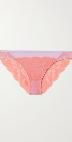 DORA LARSEN - Erin lace and tulle briefs