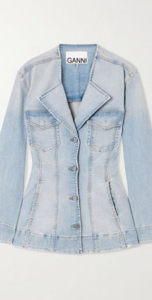 GANNI - Denim blazer