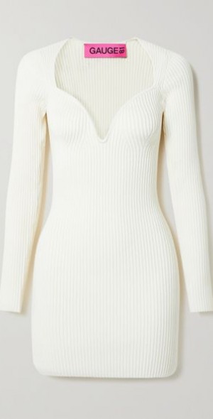 GAUGE81 - Mija ribbed merino wool-blend mini dress