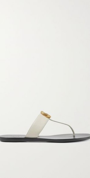 GUCCI - Marmont logo-embellished leather sandals