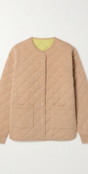GUEST IN RESIDENCE - Quilted wool and cashmere-blend jacket