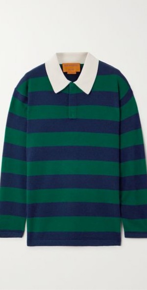 GUEST IN RESIDENCE - Rugby oversized striped cashmere sweater