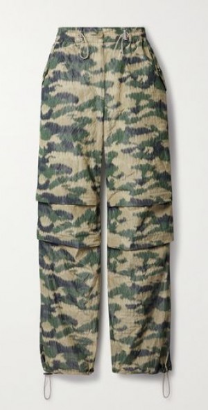 HALFBOY - Camouflage-print ripstop straight-leg cargo pants