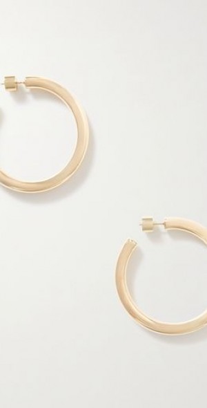 JENNIFER FISHER - Baby Natasha gold-tone hoop earrings