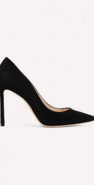 JIMMY CHOO - Romy 100 suede pumps